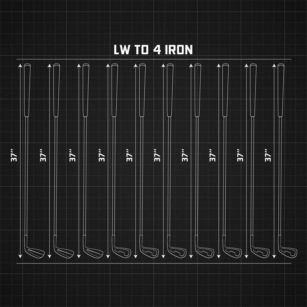 Origin Curved Same Length Irons - Chrome